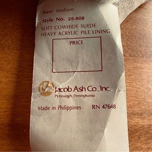 Jacob Ash | Accessories | Vintage Jacob Ash Suede Leather Gloves | Poshmark